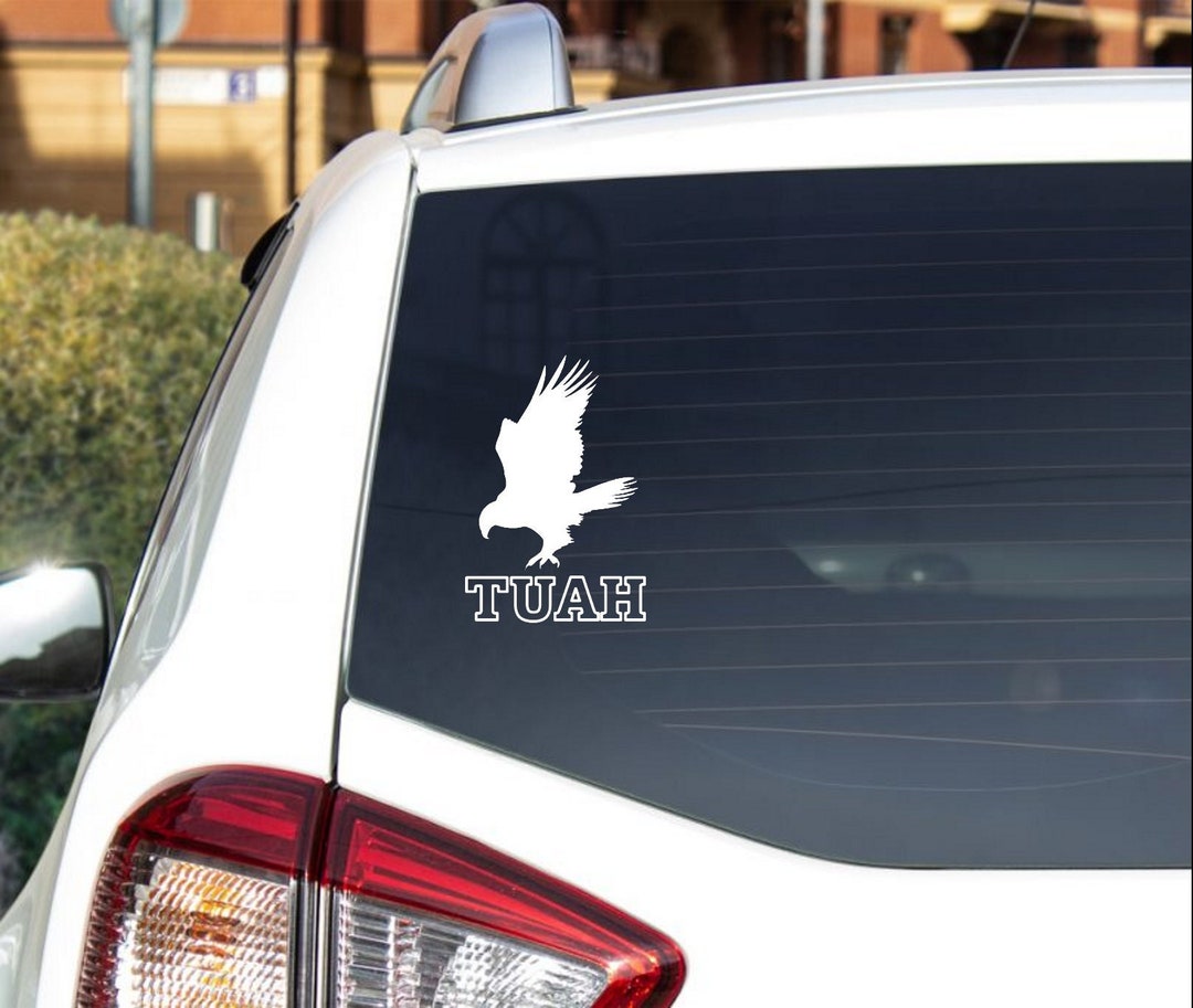 HAWK TUAH Decal. Car, Laptop, Bumper Decal. Original Unique Design. - Etsy