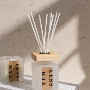 Aromatic Home Spa Set - Musk Reed Diffuser With Relaxing Candle Duo ...