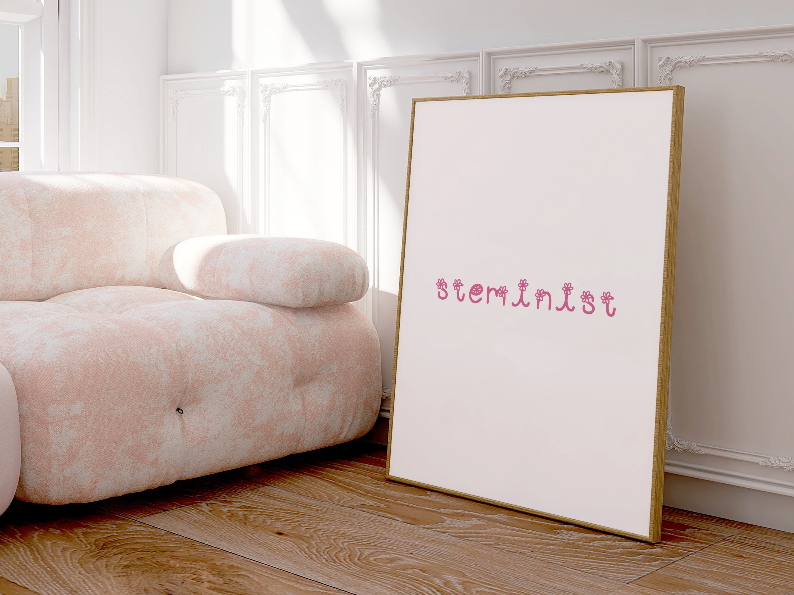 Women in STEM Poster Steminist Pink Science Poster Classroom Poster ...