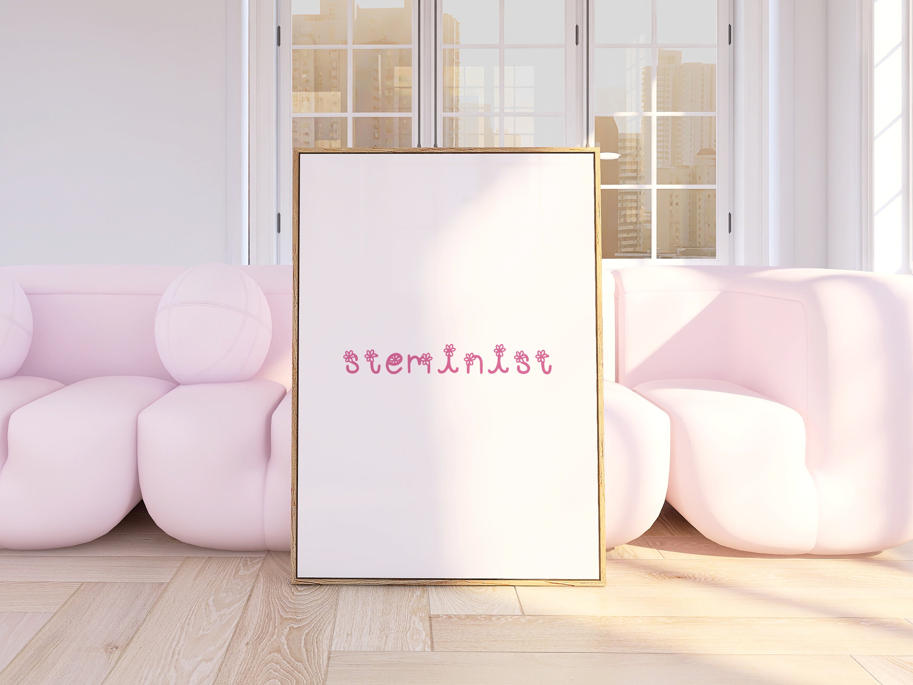 Women in STEM Poster Steminist Pink Science Poster Classroom Poster ...
