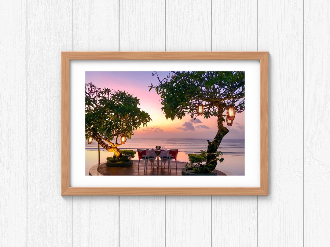 Bali Sunset Dinner Photo: Romantic Beach Print (digital Download) - Etsy