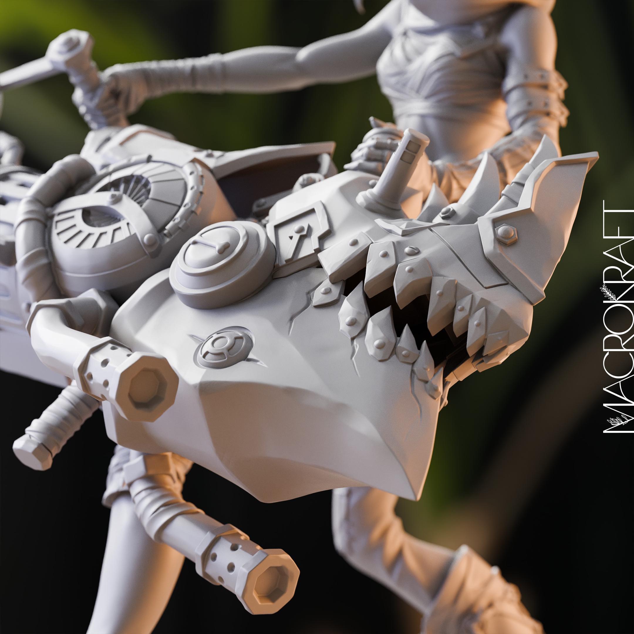 JINX - League of Legends | Paintable Figure | Highly Detailed 12K 3D ...