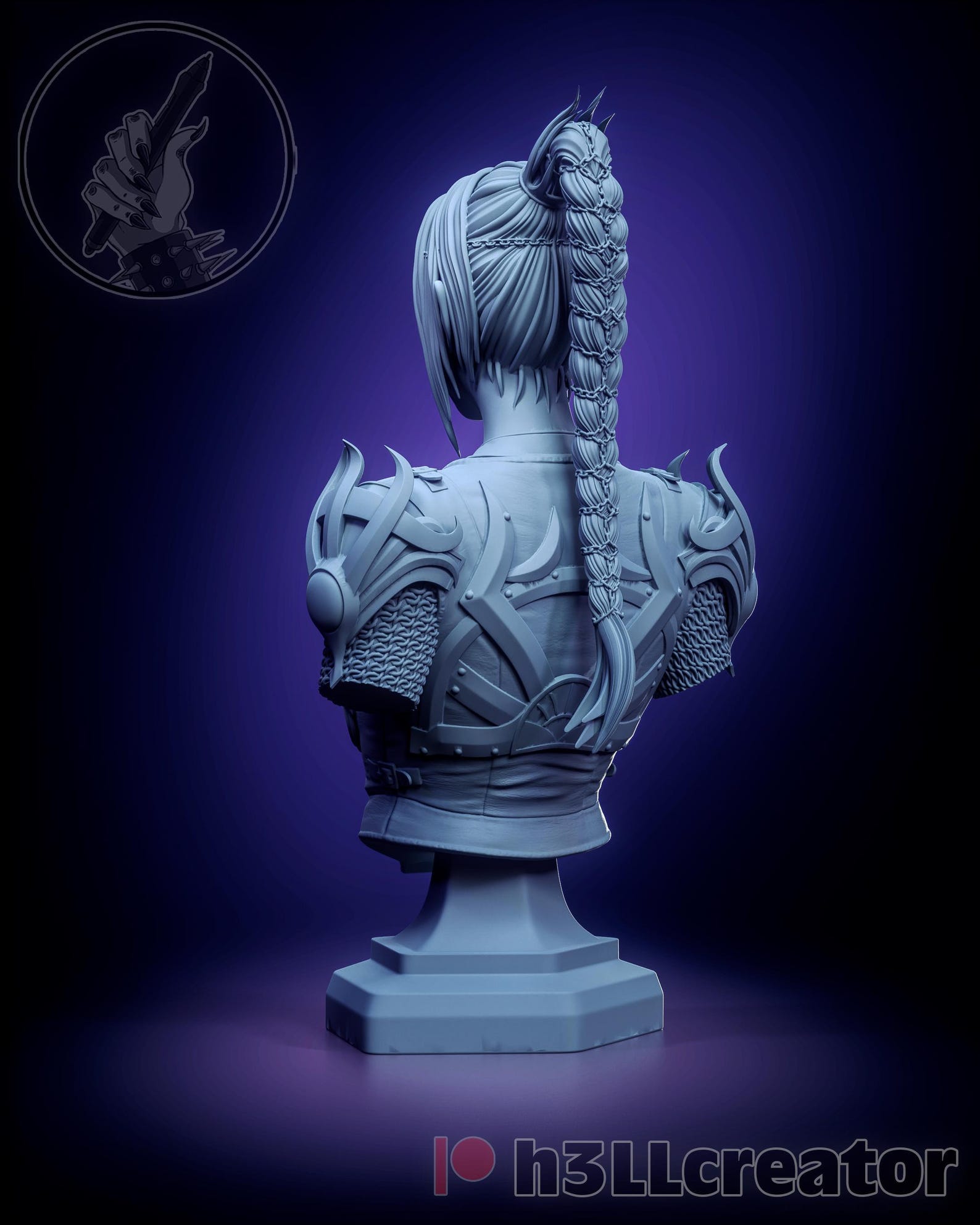 SHADOWHEART BUST - Baldurs Gate 3 | Paintable Figure | Highly Detailed ...