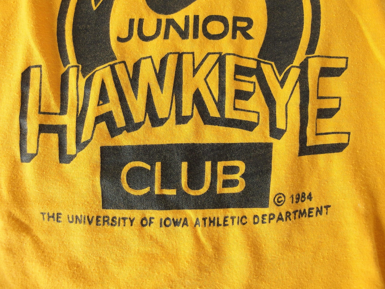 Junior Hawkeye Club T Shirt Vintage 1990's Short Sleeved - Etsy