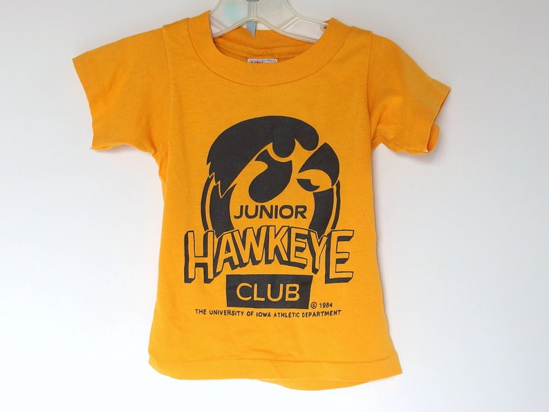 Junior Hawkeye Club T Shirt Vintage 1990's Short Sleeved - Etsy