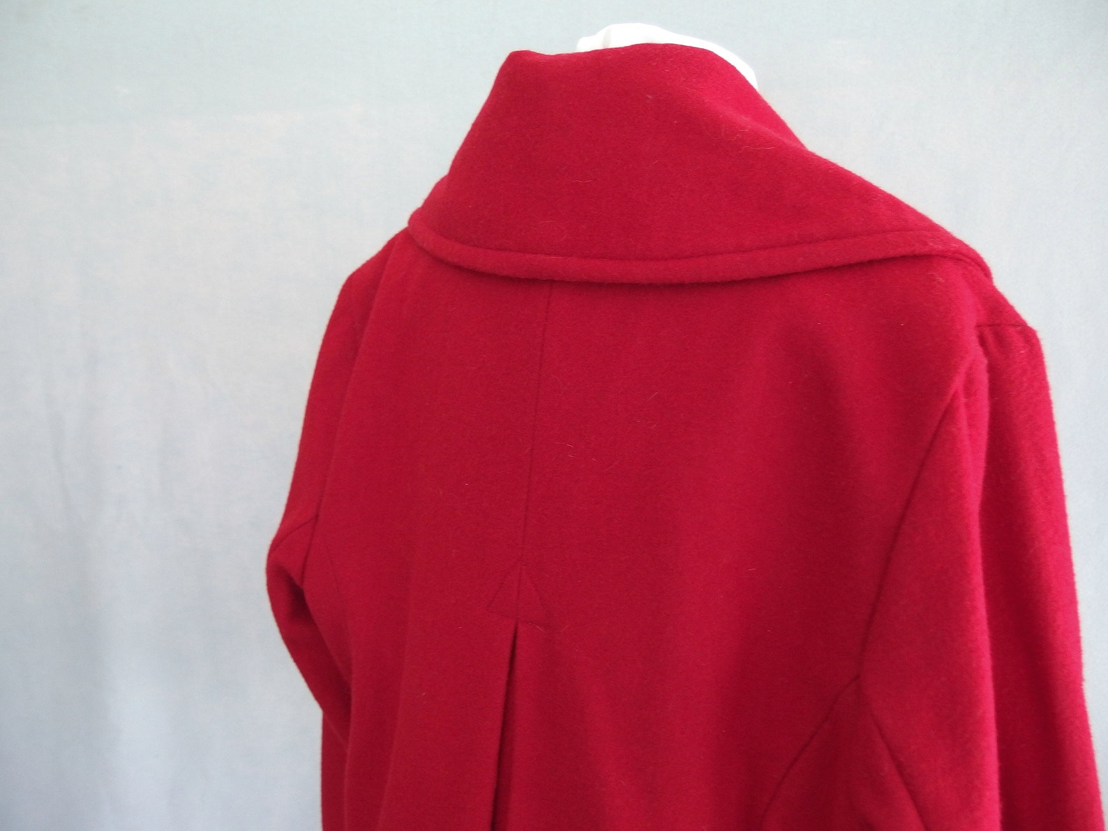 Red Swing Coat, Vintage Short Wool Jacket, Fits Size 16, Large - Etsy