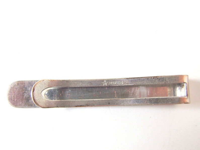 Vintage Ballou Sterling Cufflinks and Tie Clip Set - Etsy