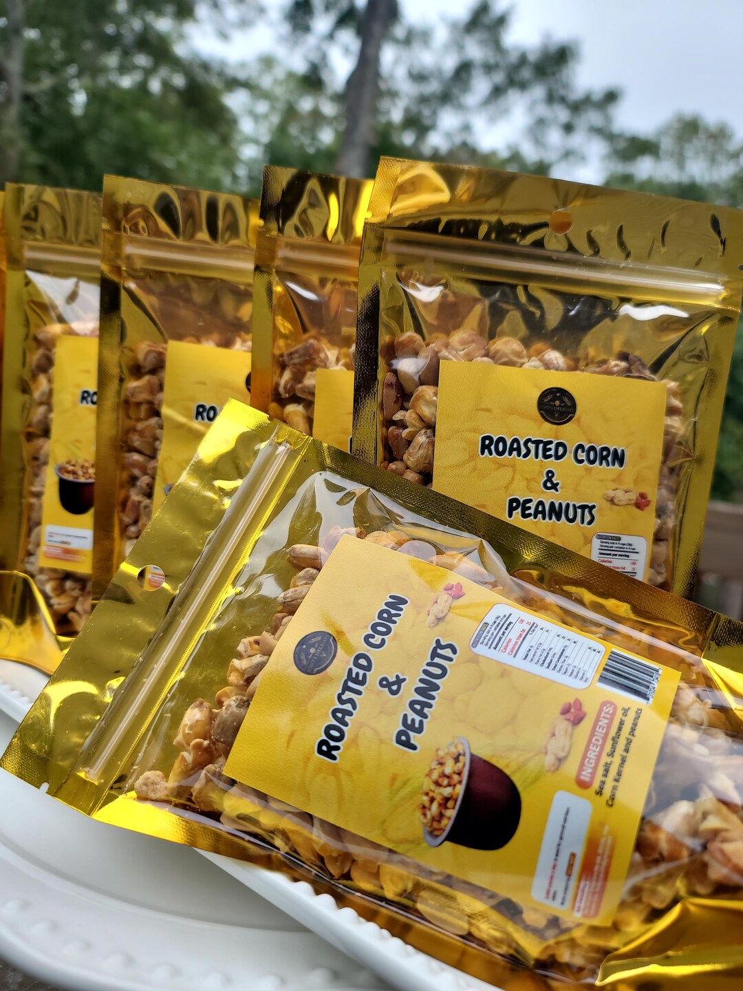 6 Packs of Roasted Corn and Peanuts - Etsy
