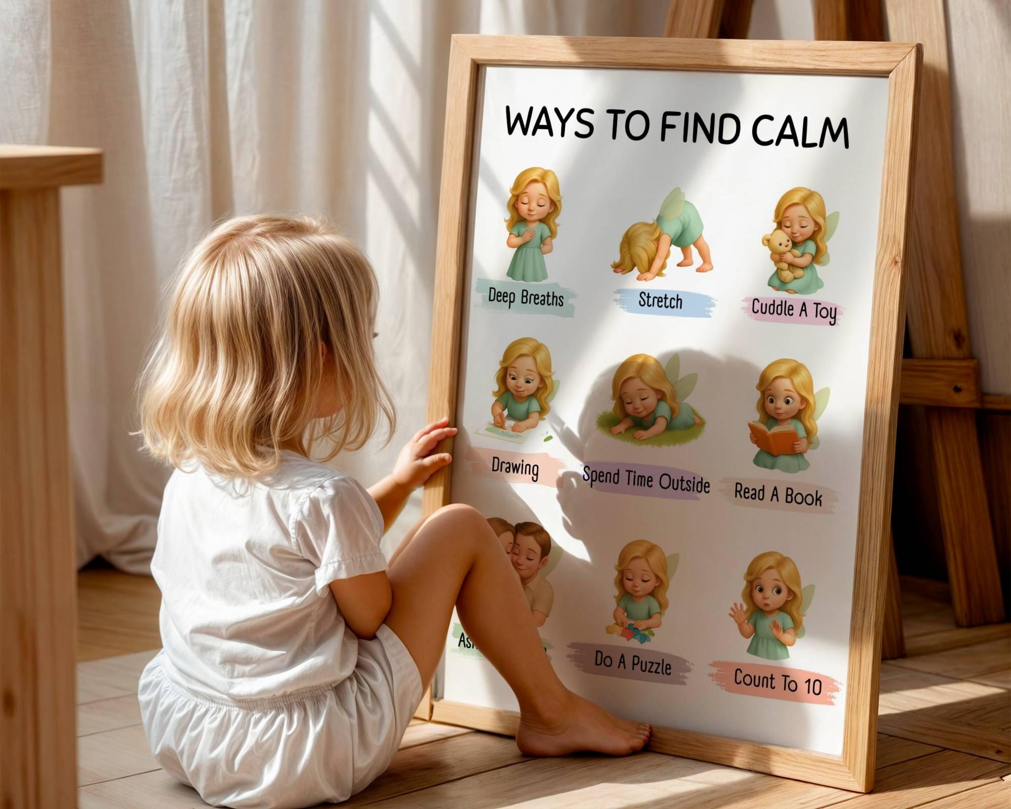 Fairy Calm Down Corner Chart: Kids Coping Techniques (PDF) - Etsy