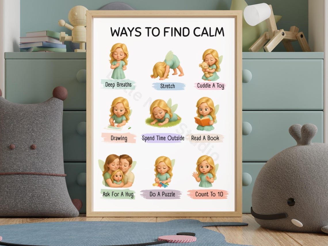 Fairy Calm Down Corner Chart: Kids Coping Techniques (PDF) - Etsy