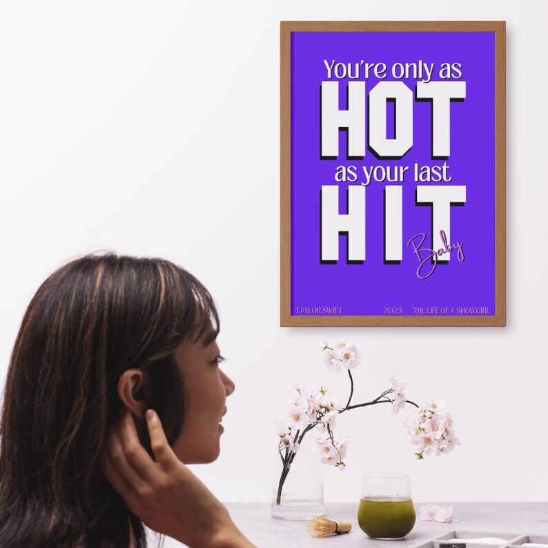 Taylor Swift ELIZABETH TAYLOR Lyrics Poster | Wall Art | Digital ...