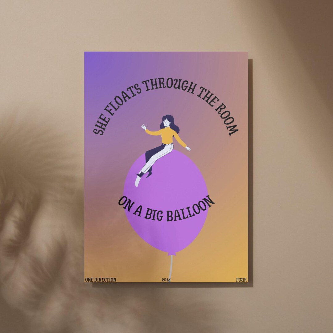 One Direction Girl Almighty Lyrics Poster | Wall Art | Digital Download ...