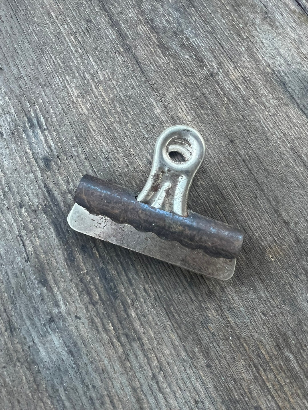 Vintage Industrial Bulldog Hunting Office Clip, Rust and Patina ...