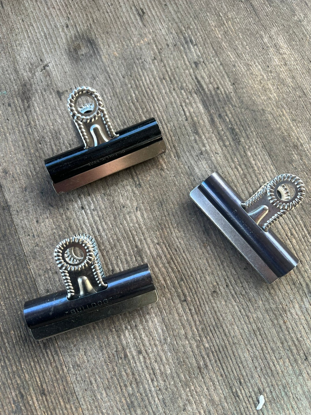 Single Vintage English Industrial Bulldog Office Clip, MADE in ENGLAND ...