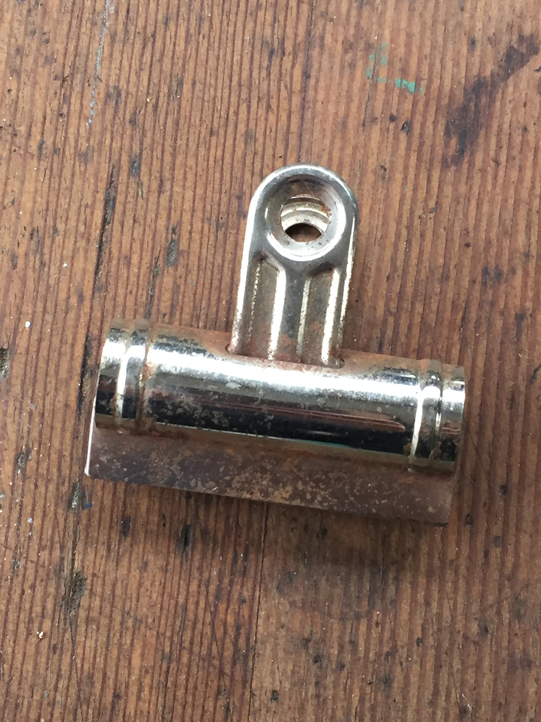 Vintage Industrial Large Bulldog Office Clip, Rust and Patina, Vintage ...