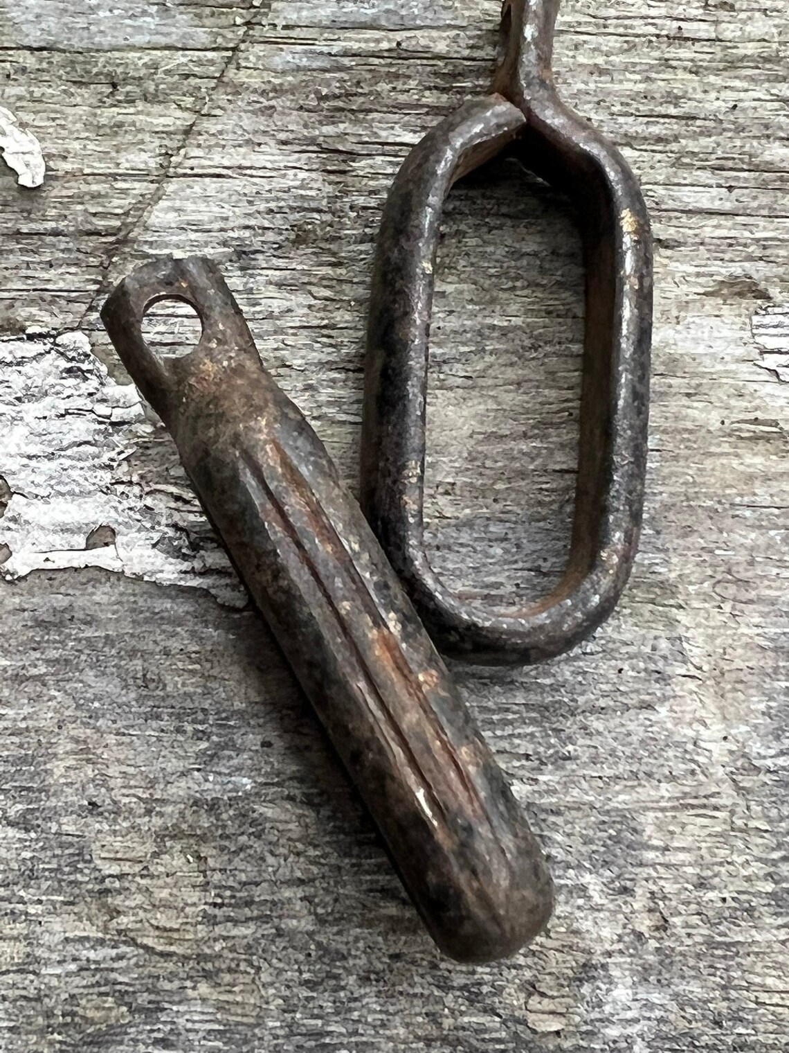 SINGLE Vintage Metal Curtain Holder Repurposed Metal Vintage - Etsy