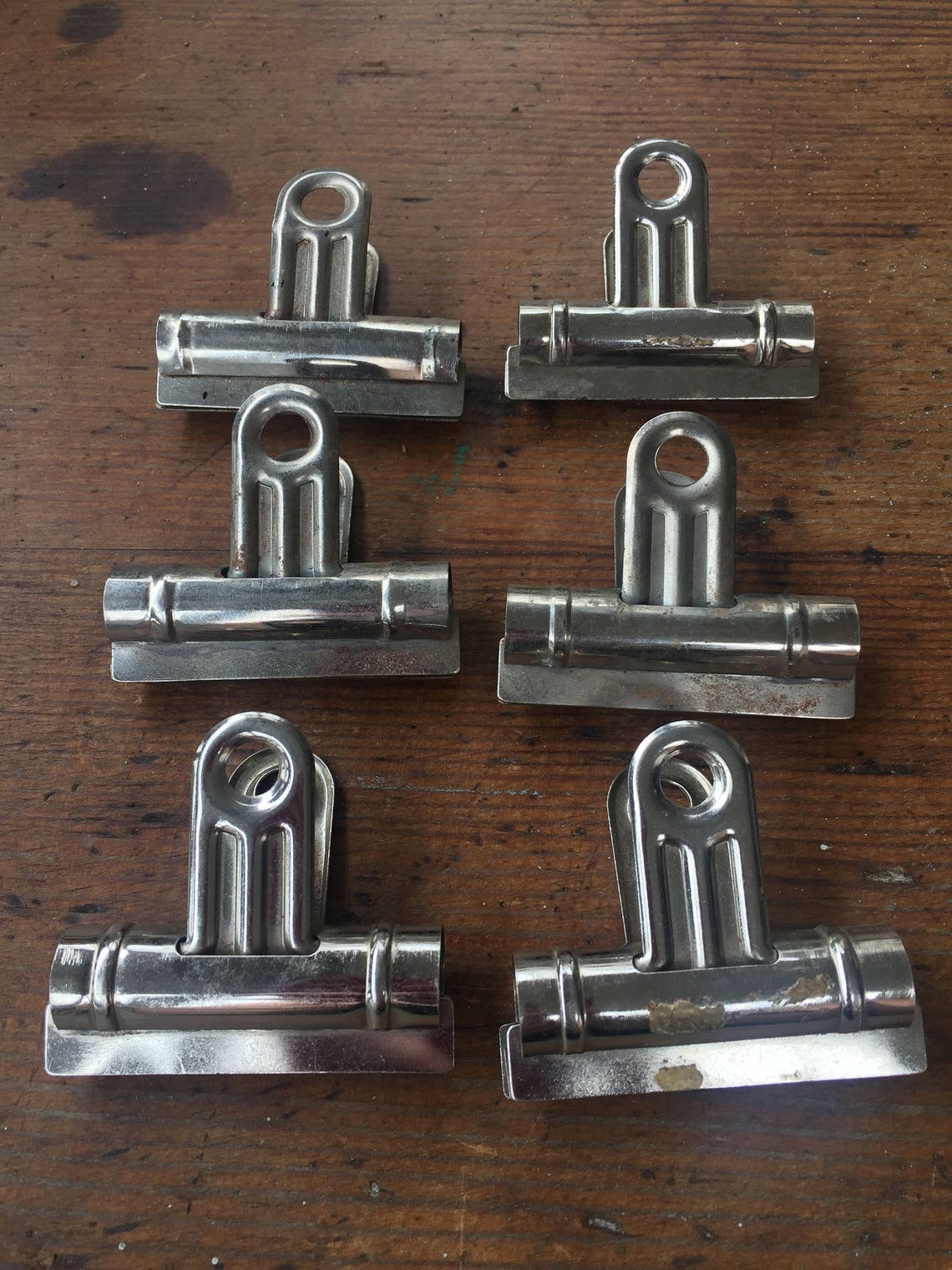 Vintage Industrial Bulldog Office Clip, Rust and Patina, Vintage Office ...