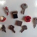 Vintage Costume Jewelry Magnet, Repurposed Refrigerator Magnets ...
