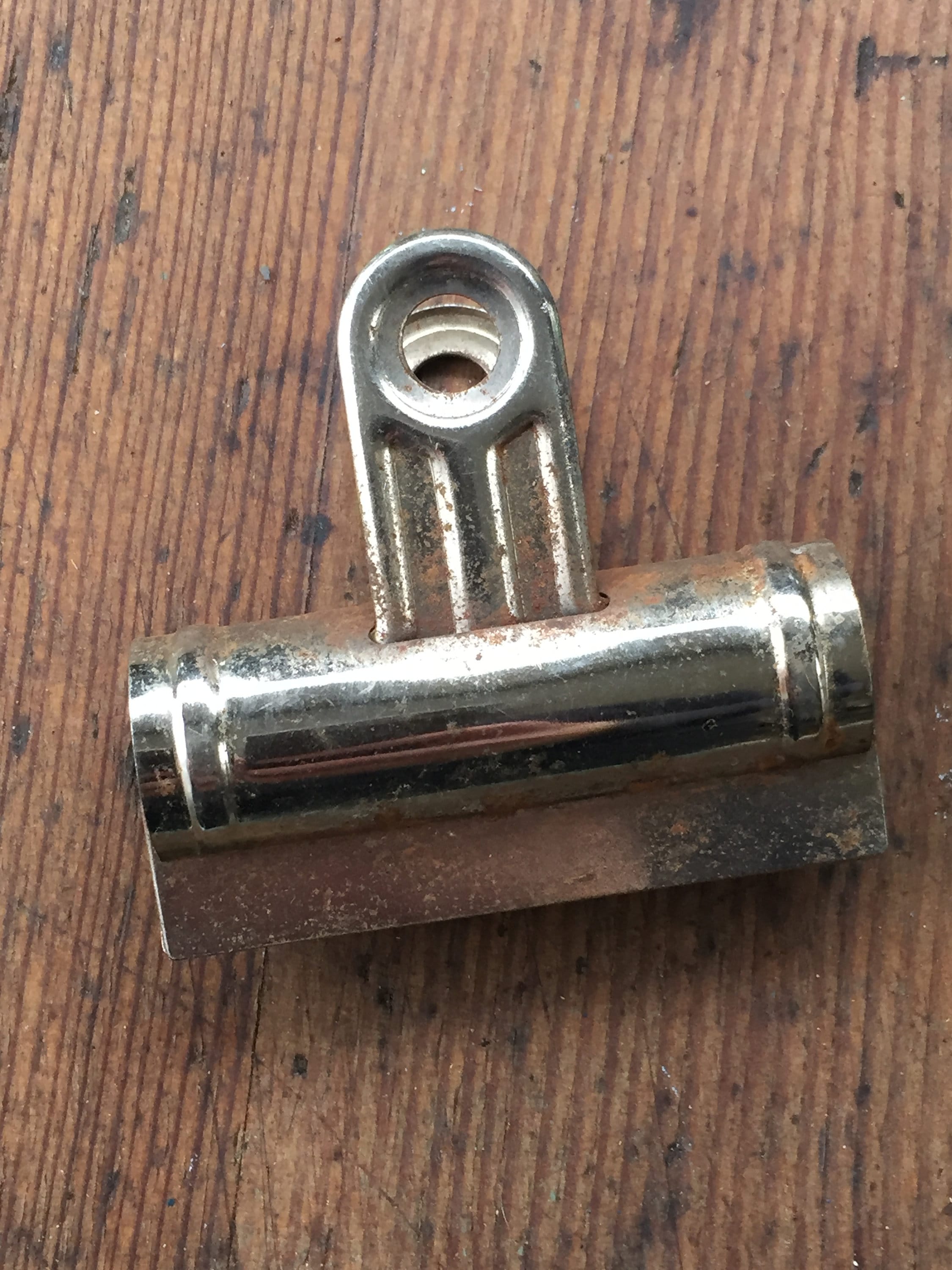 Vintage Industrial Large Bulldog Office Clip, Rust and Patina, Vintage ...