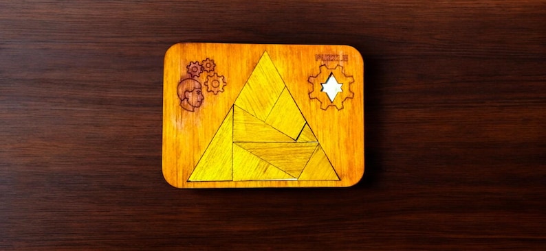IMPOSSIBLE TRIANGLE PUZZLE - Digital Laser Cutting File - Etsy