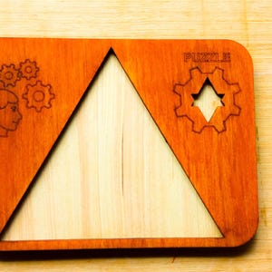 IMPOSSIBLE TRIANGLE PUZZLE - Digital Laser Cutting File - Etsy
