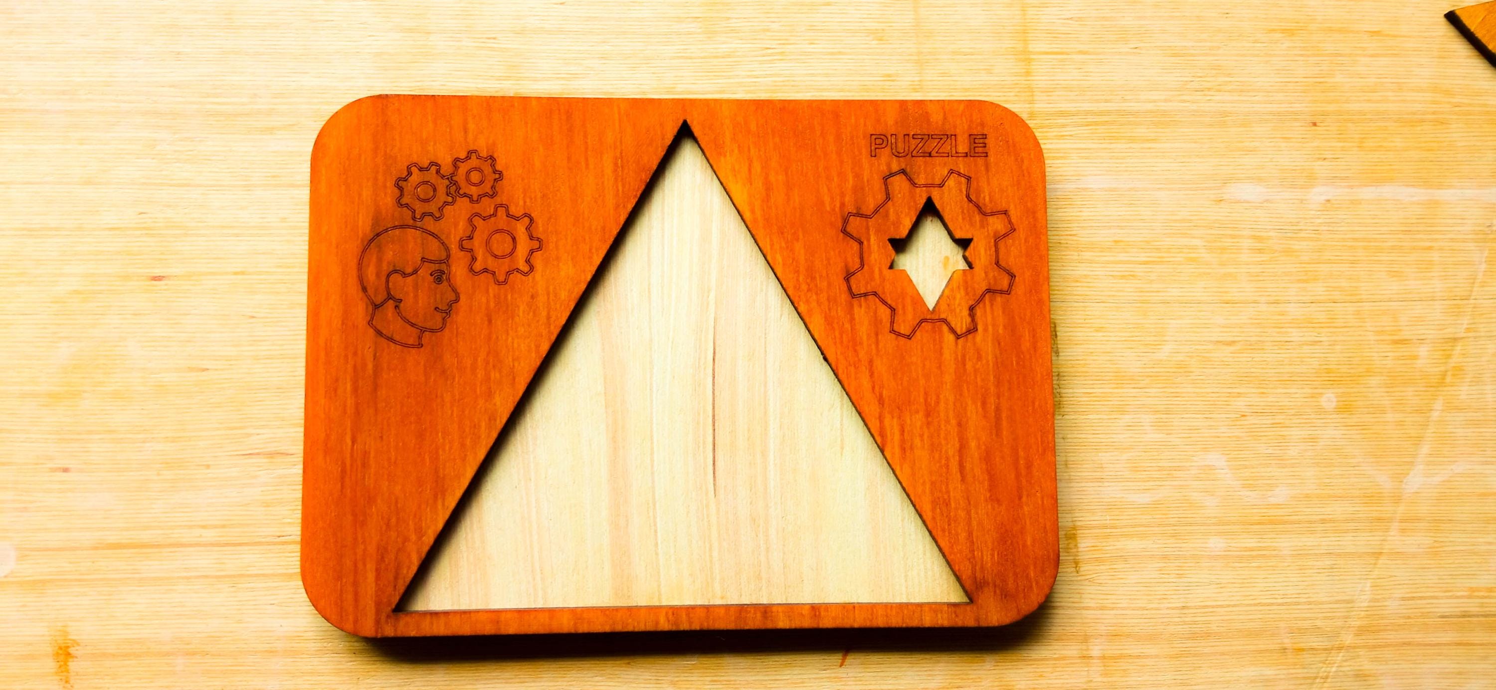 IMPOSSIBLE TRIANGLE PUZZLE - Digital Laser Cutting File - Etsy