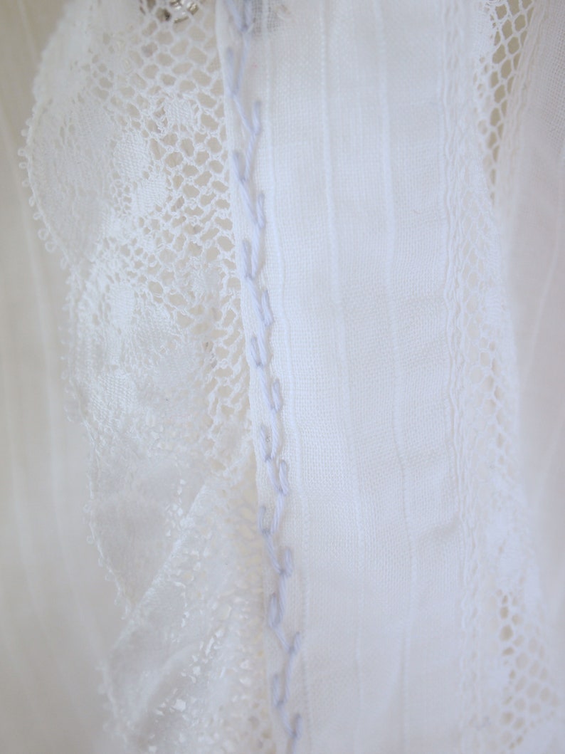 Edwardian White Cotton Dimity Bed Jacket Combing Jacket With | Etsy