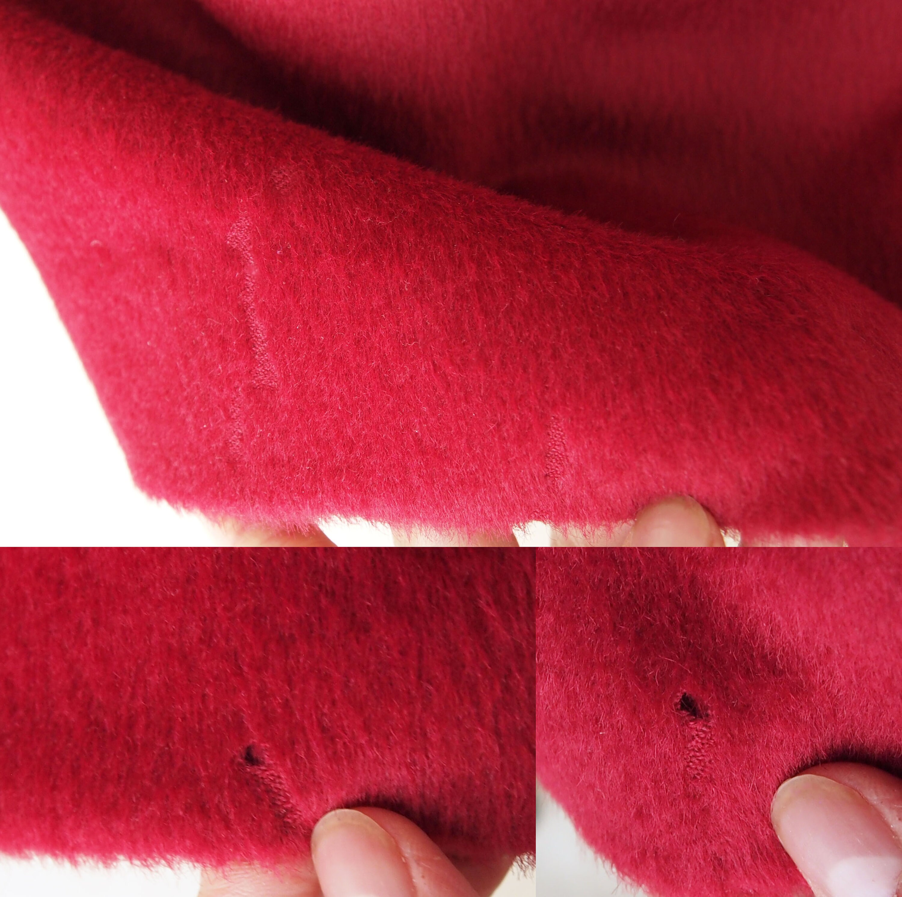 50s Cherry Red Wool Winter Weight Coat M VFG - Etsy