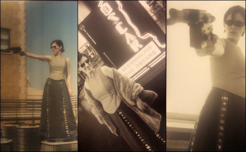 Academy Awards Matrix Outfit - Corset Top, Skirt With Photo Print ...