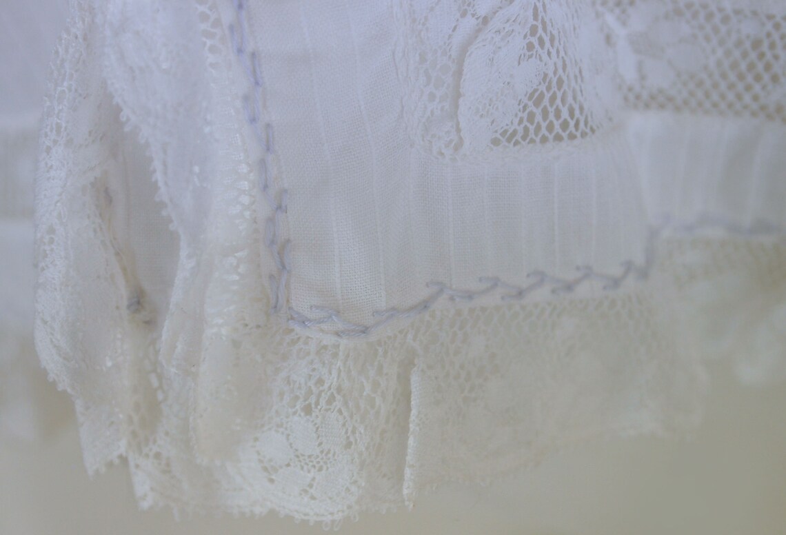 Edwardian White Cotton Dimity Bed Jacket Combing Jacket With | Etsy