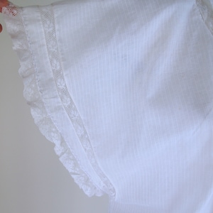 Edwardian White Cotton Dimity Bed Jacket Combing Jacket With Lace Trim ...