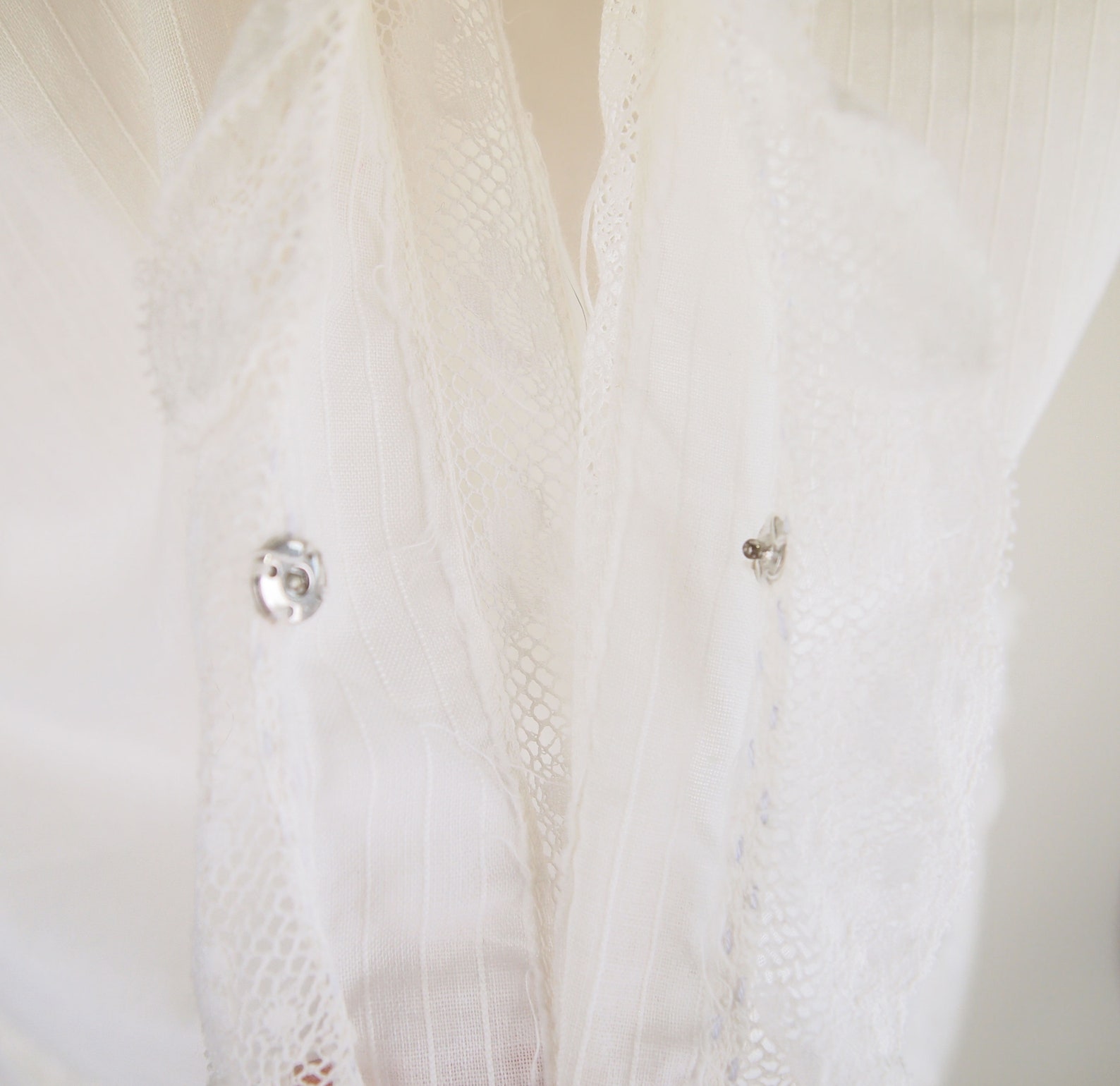 Edwardian White Cotton Dimity Bed Jacket Combing Jacket With | Etsy