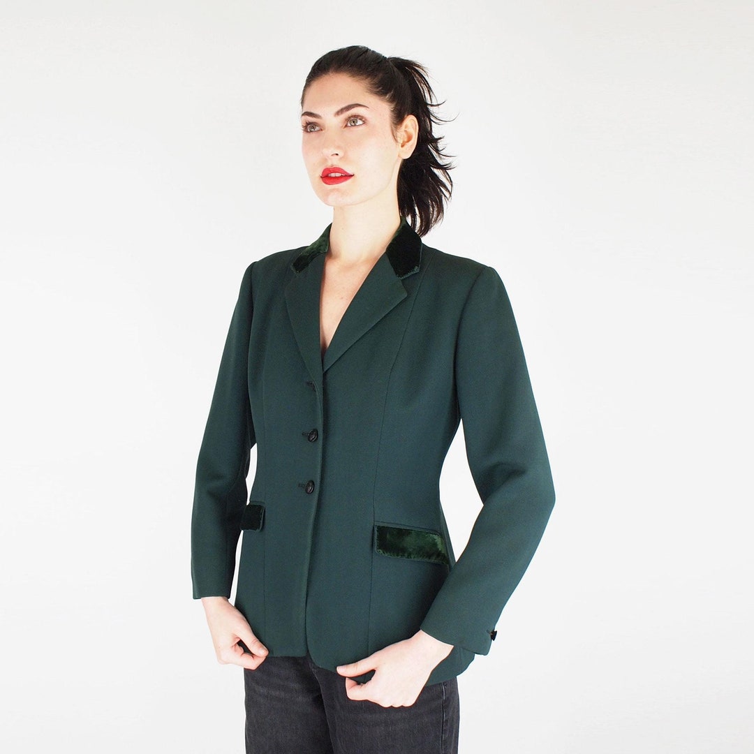 Vintage Evergreen Cavalry Twill Equestrian Jacket Made in England by ...