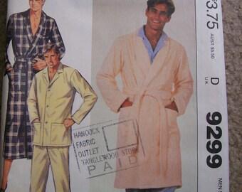 Mens robe pattern | Etsy