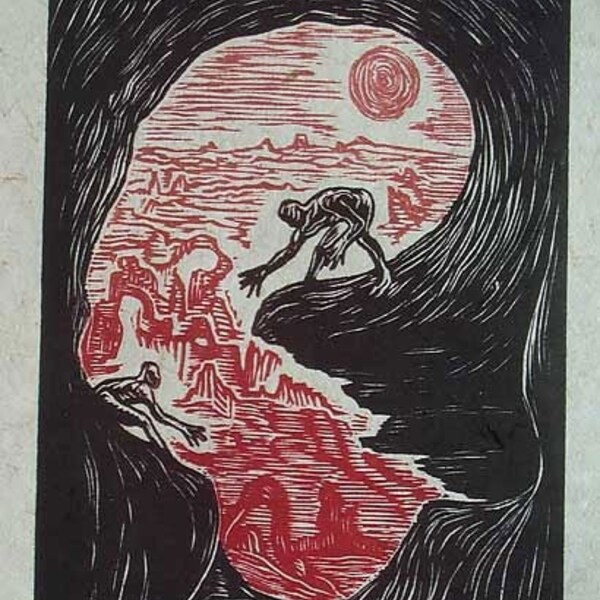 Color Woodcut - Etsy