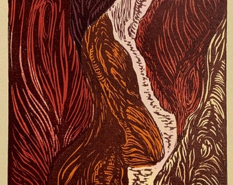 Color Woodcut - Etsy
