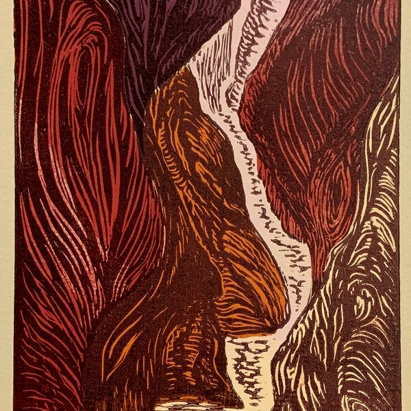 Color Woodcut - Etsy