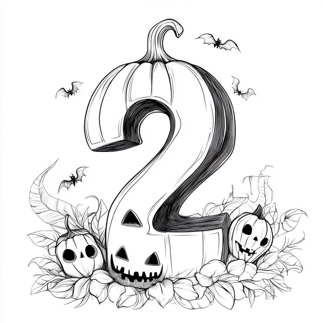 Spooky Hygge Coloring Pages 21 Cute & Cozy Halloween Pages Set Instant ...
