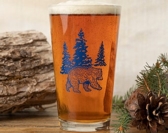 Bear Drinking Beer Bears Love Beer Beer Art Beer Art Print Wood Block Art Print - Etsy