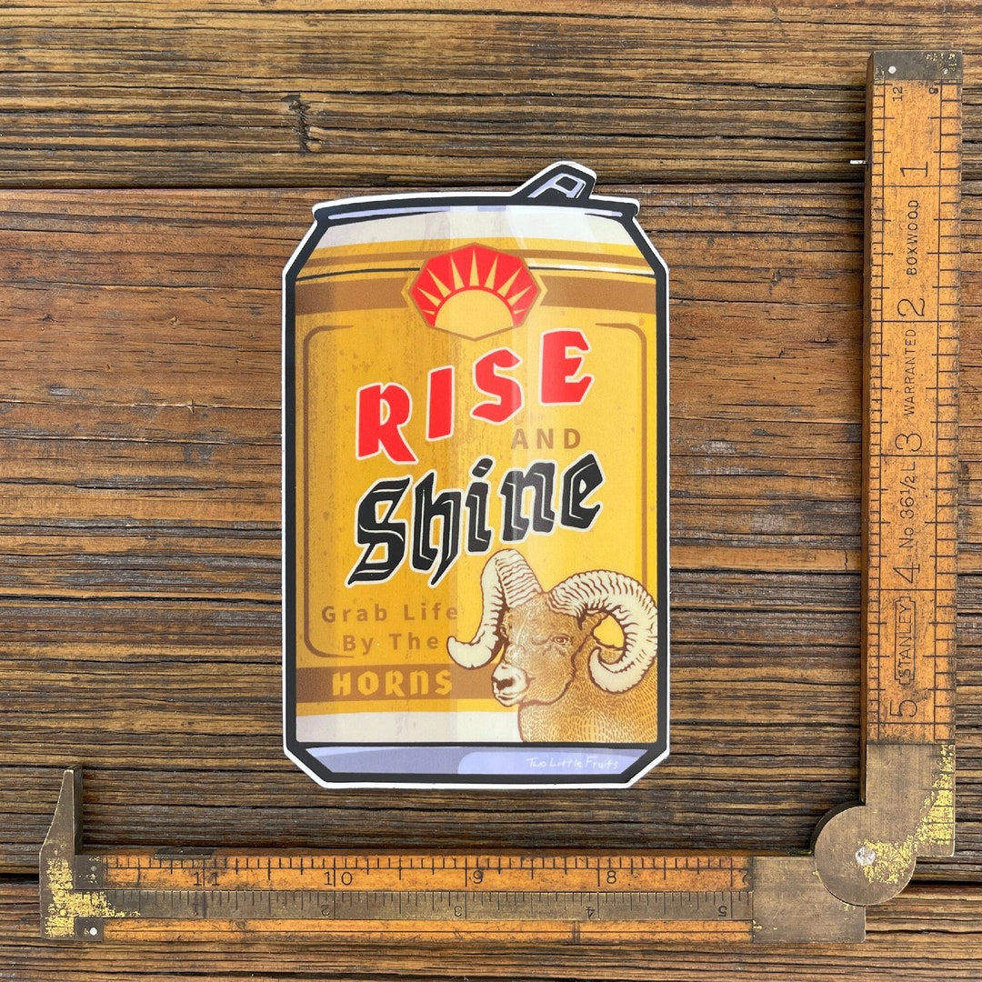 Beer Can Sticker - Etsy