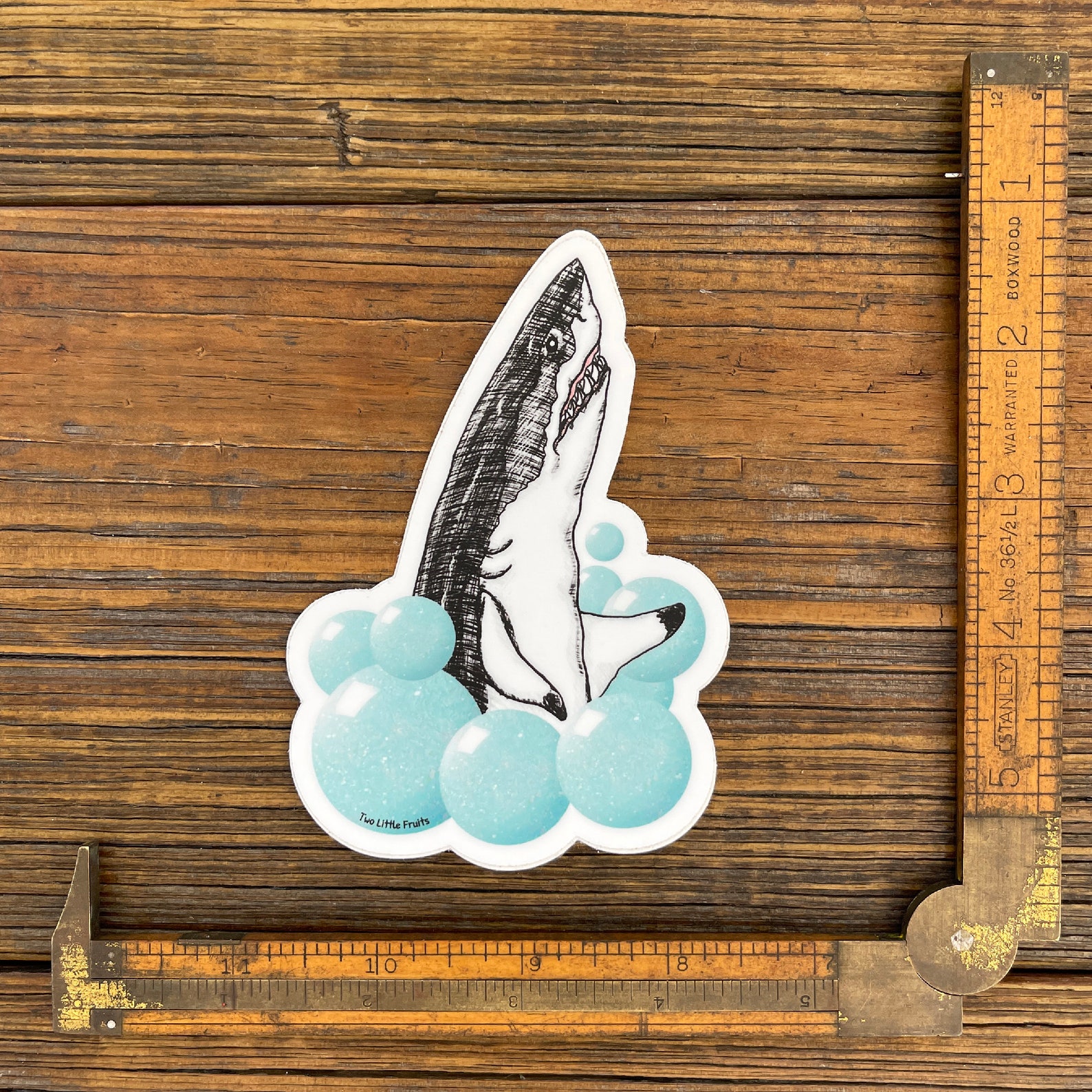 Great White Shark Funny Laptop Sticker - Etsy