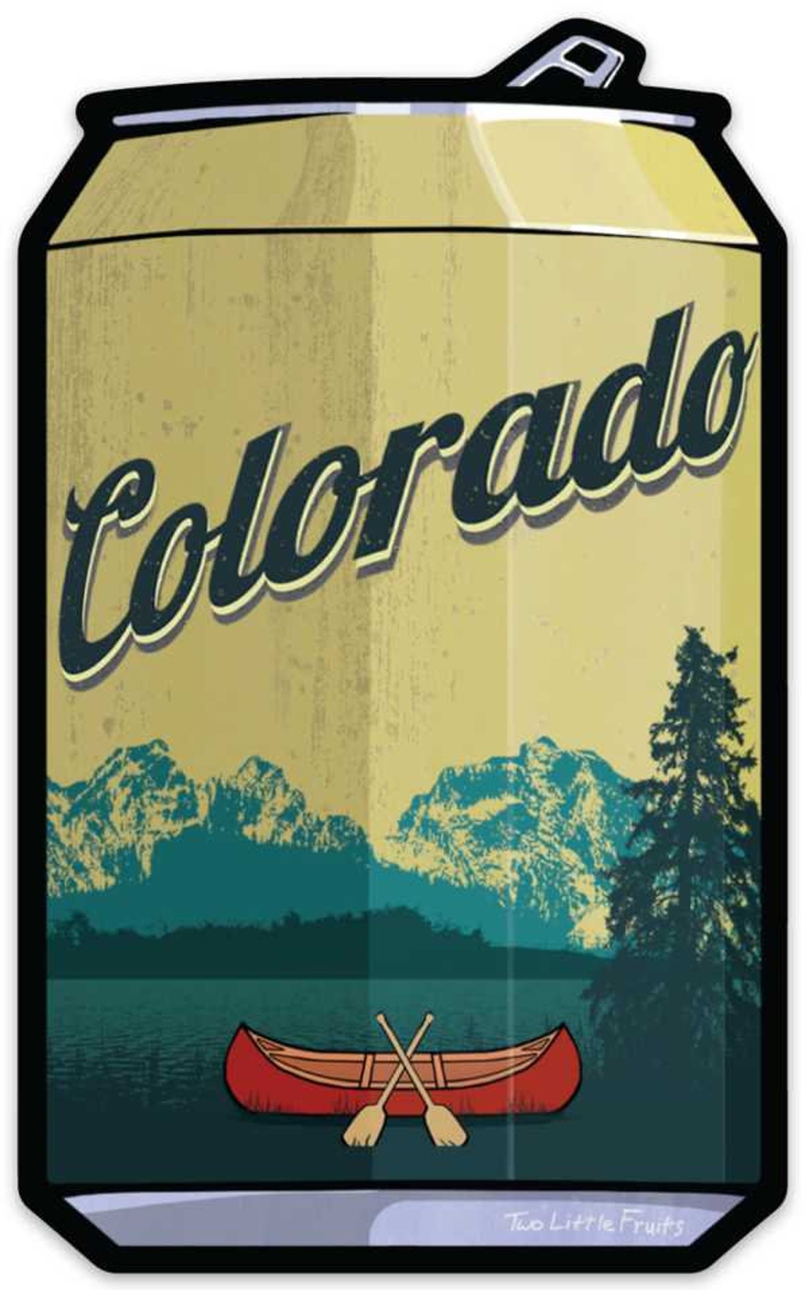 Colorado Beer Can Vinyl Sticker - Etsy