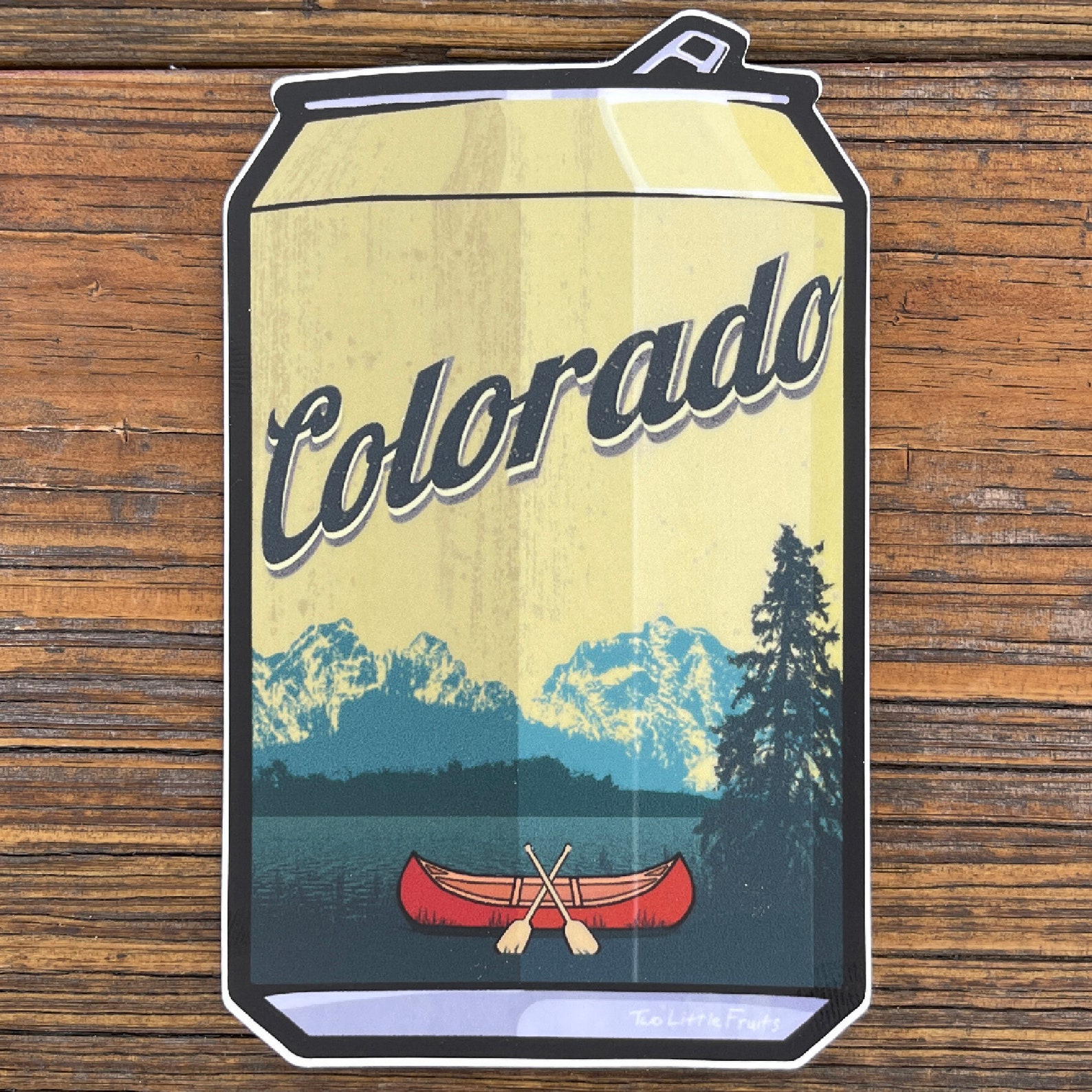 Colorado Beer Can Vinyl Sticker - Etsy