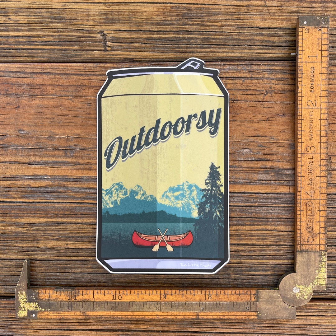 Lake Canoe Sticker - Etsy