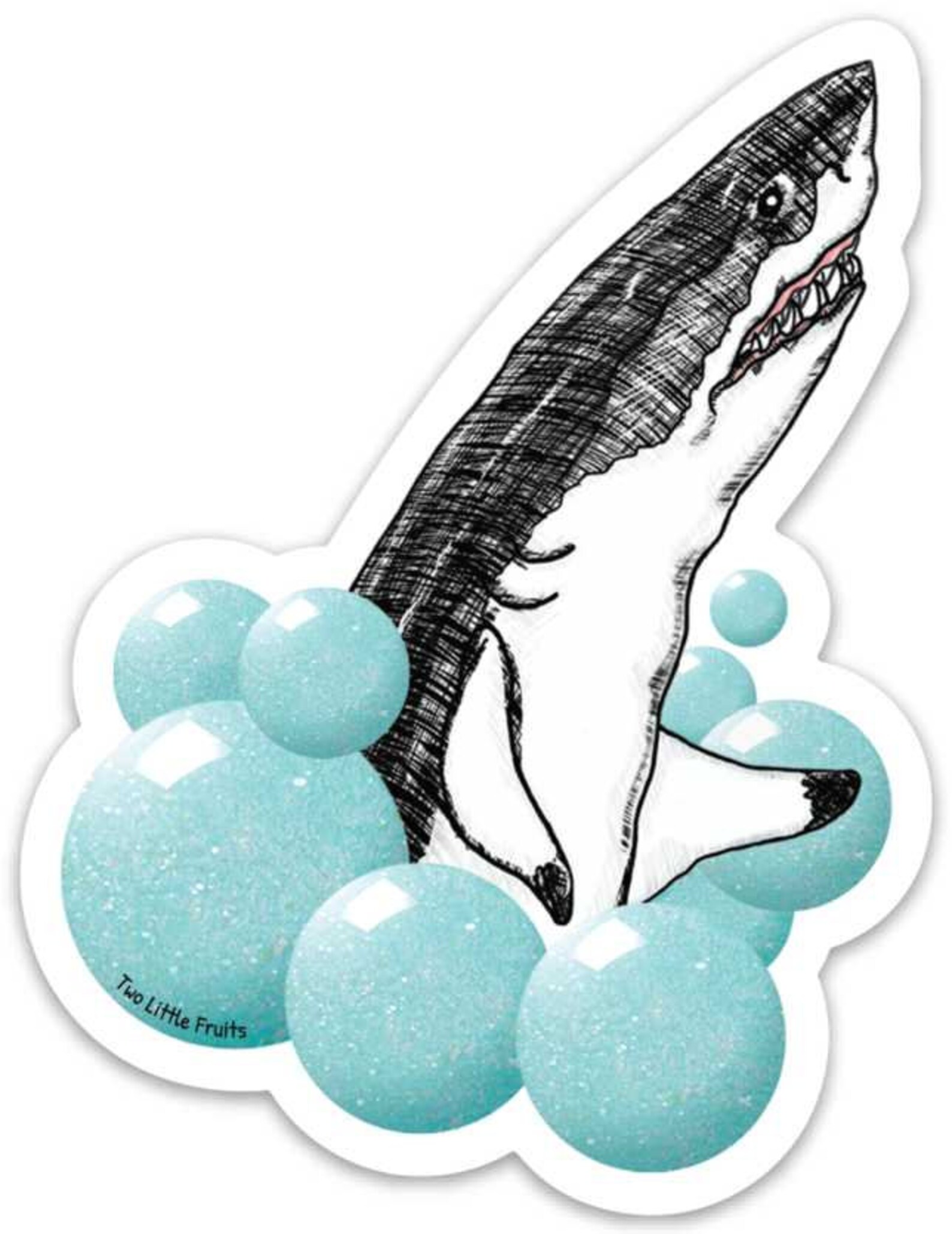 Great White Shark Funny Laptop Sticker - Etsy