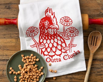 Chickens Kitchen Towel, Funny Chicken, Chicken Lover Gift, Kitchen ...