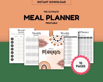 Family Weekly Meal Planner - Etsy