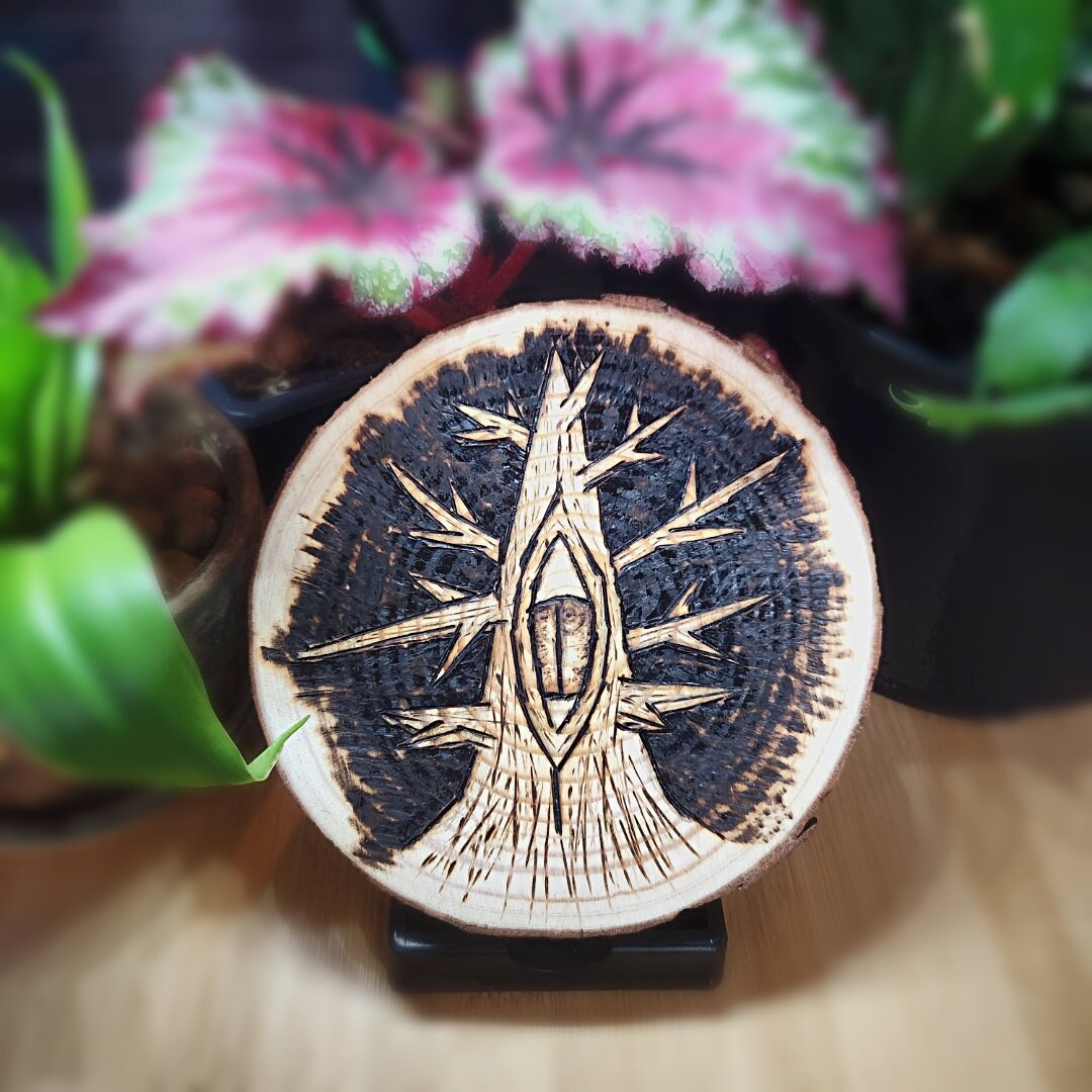 Tree Monster Pyrography - S(pine) Tree - Etsy