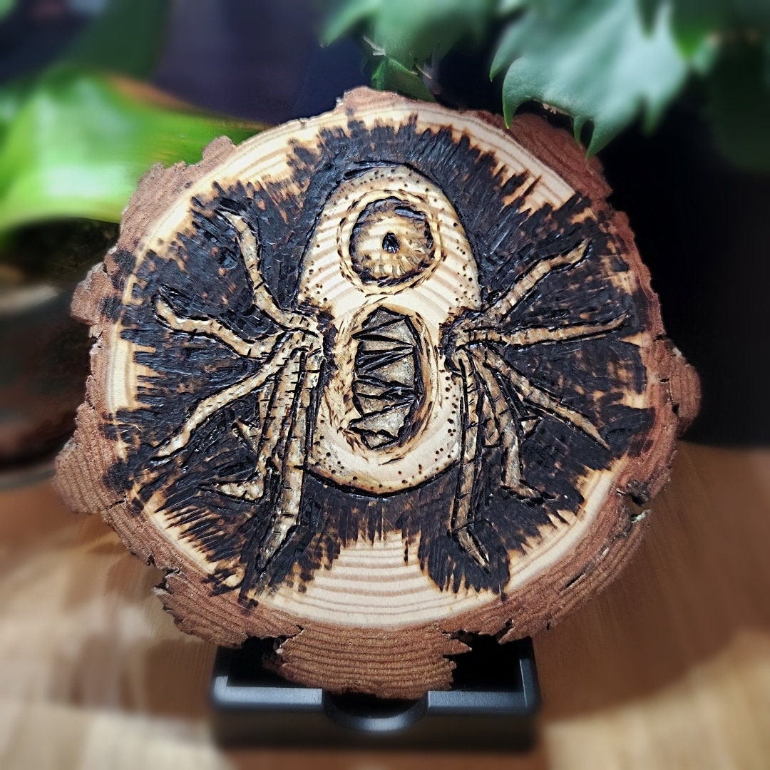 Dark Spooky Pyrography - Grouch-potato - Etsy