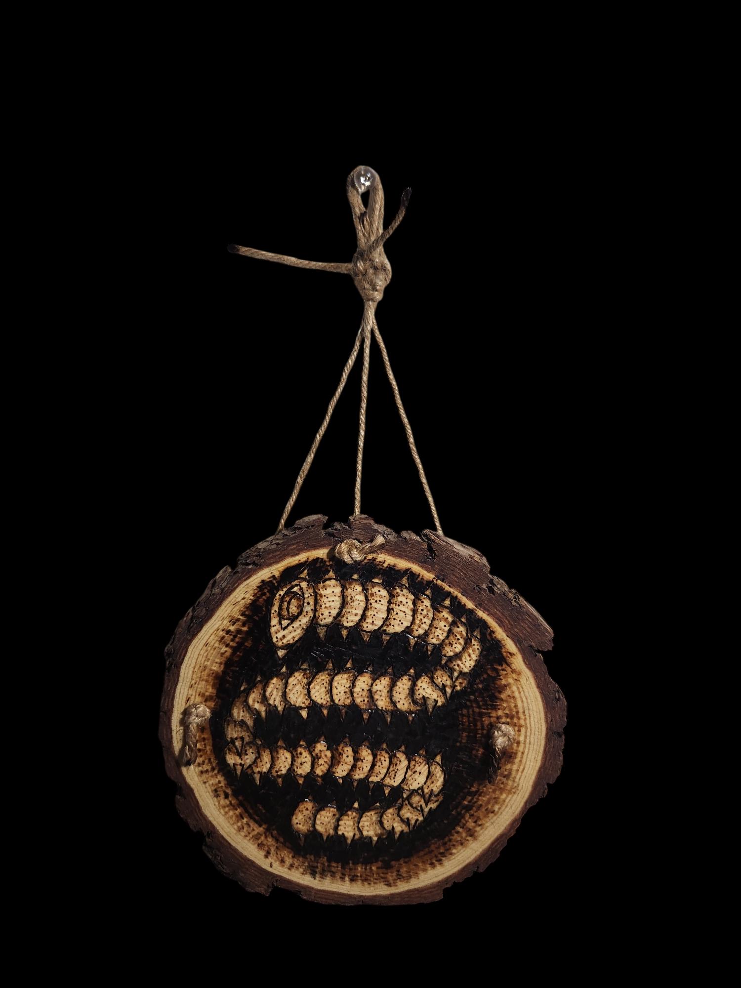 Monster Centipede Pyrography - the Elder - Etsy